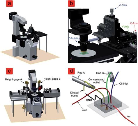 Experimental Setup A The Alignment System Mounted Next To The