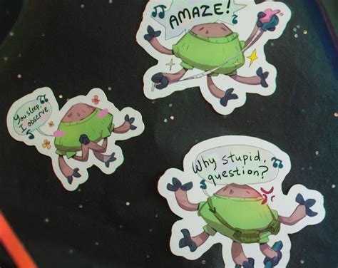 Rocky Amaze Stickers Matte Vinyl Project Hail Mary Science