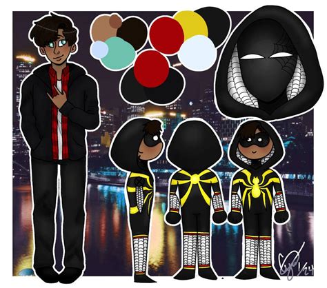 Spidersona Ref Sheet By Cjcyriginals On Deviantart