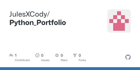 Github Julesxcodypythonportfolio