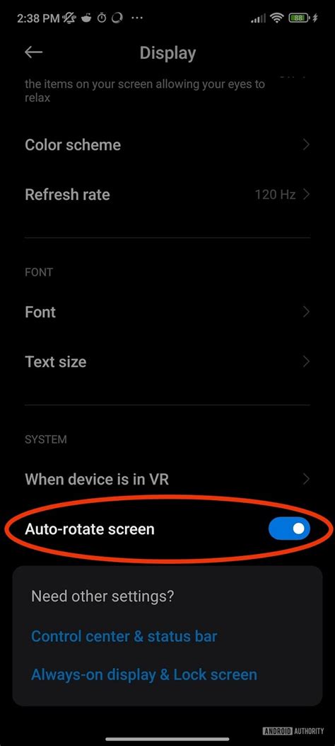 how to rotate your screen on android android authority