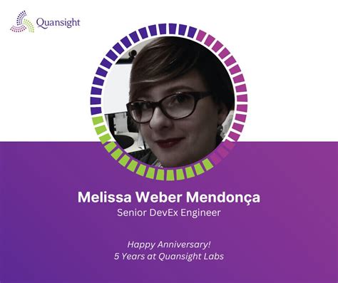 🎉 Congratulations To Melissa Weber Mendonça On 5 Years With Quansight Labs The Team And The