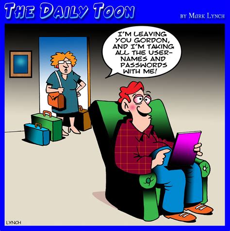 username passwords cartoon humor