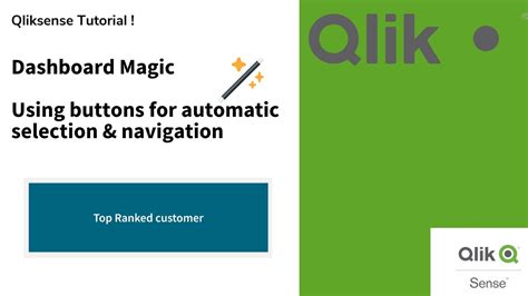 qliksense automatic selection and and navigation using buttons youtube