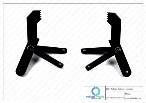 Robotic Gripper Assembly Robo India Tutorials Learn Arduino