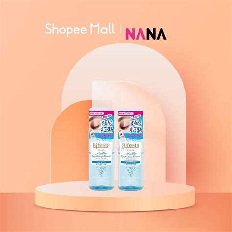 Shopee X Bifesta Brand Box Bifesta Eye And Lip Makeup Remover 145ml X 2pcs Shopee Singapore