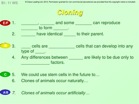 Cloning Graded Questions Teaching Resources
