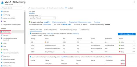 如何使用 azure virtual network manager 阻止网络流量 azure 门户 microsoft learn