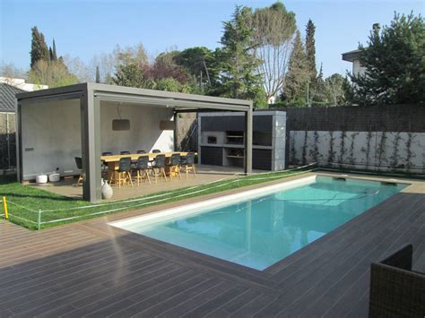 5 Terrazas Con Piscina Comedor Y Barbacoa ¡fantásticas
