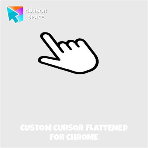 custom cursor custom cursor flattened for chrome cursor space