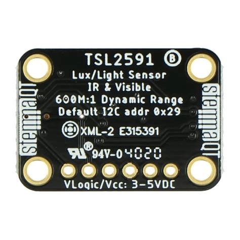 adafruit tsl2591 high dynamic range digital light sensor stemma qt