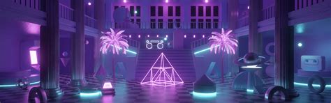 Metaverse NFT Gallery Unity D Environment App Behance