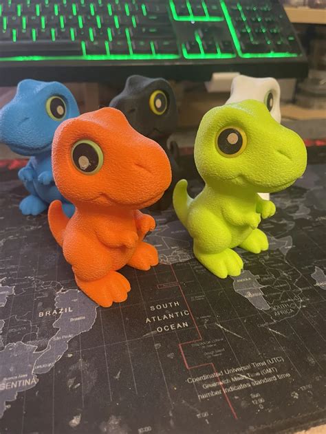 Cute T‑rex Robbie Noams Cartoon Free 3d Print Model Makerworld