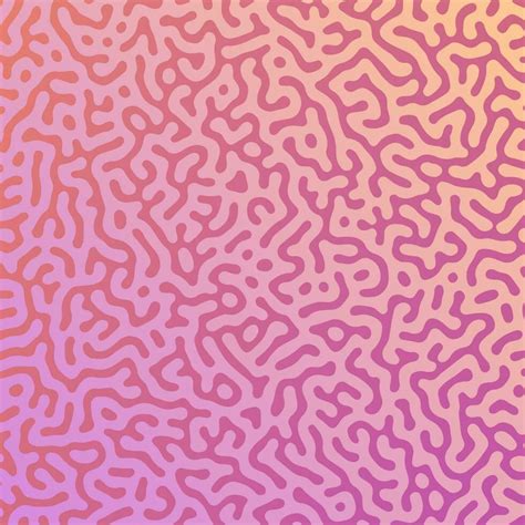 Pink Turing Reaction Gradient Background Abstract Diffusion Pattern