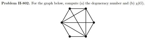 solved problem h 802 for the graph below compute a the