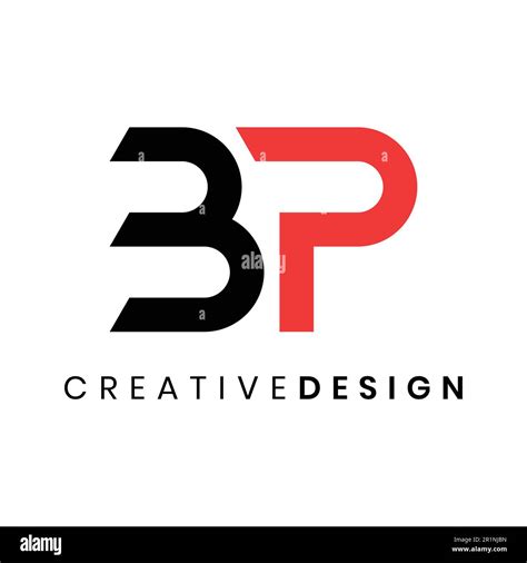 Modern Simple Letter Bp Logo Design Vector Illustration Stock Vector Image And Art Alamy