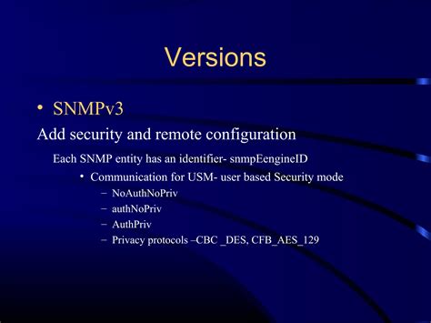 Snmp Simple Network Management Protocol Ppt