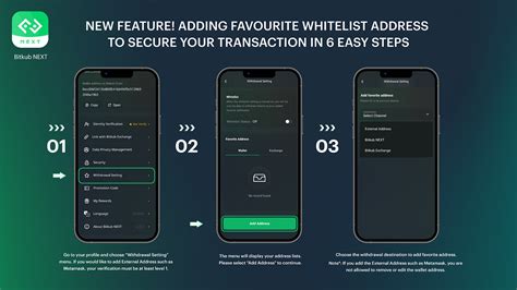 new feature adding favourite whitelist address to secure your