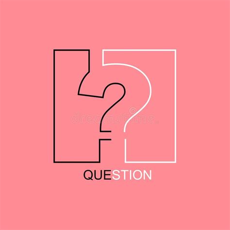 Question Mark Icon Vector Illustration Asking Questions Ask For Help
