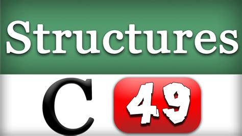 Structures In C Programming Language Video Tutorial YouTube