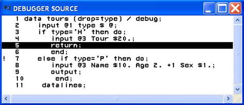 Data Step Debugger Examples 92