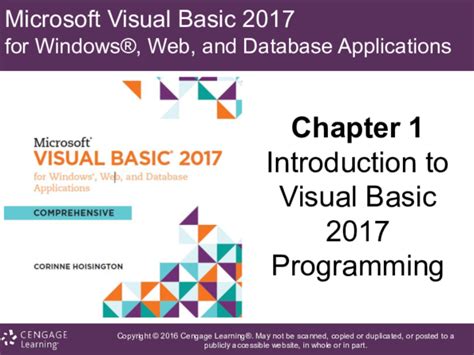 Pdf Microsoft Visual Basic 2017 For Windows® Web And Database