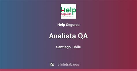 analista qa santiago chiletrabajos