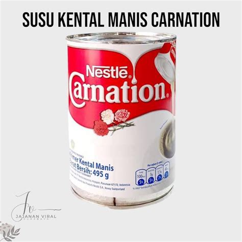Jual Susu Kental Manis Kaleng Nestle Carnation 1 Kaleng @495Gram | Shopee Indonesia