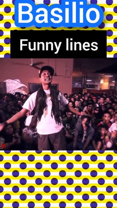 Basilio Funny Lines On Fliptop Fliptop Shorts Short Youtube