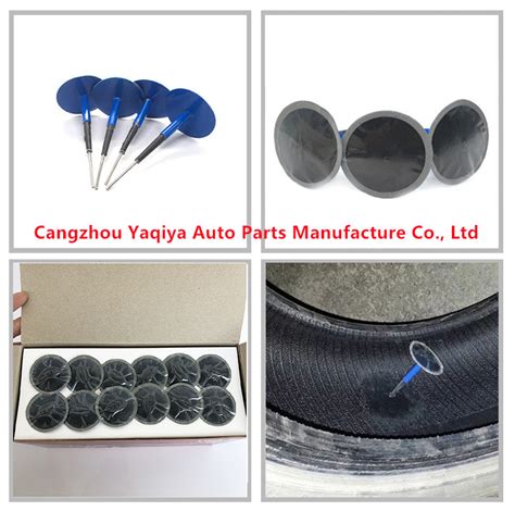 Auto Tubeless Tire Tyre Puncture Repair Wired Mushroom Plug Patch Stem