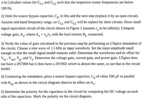 video solution 1 b calculate values for cc1 and cc2 such that the