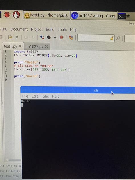 Pi 3 I Cannot Make 7segment 4digit Tm1637 To Work Raspberry Pi