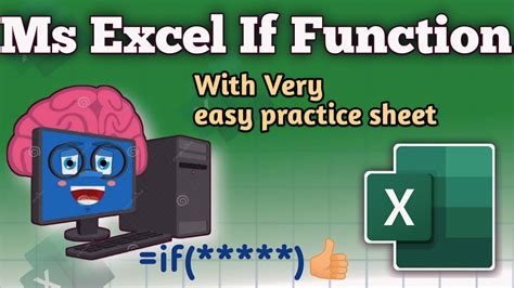 Ms Excel If Function Msoffice Excel Exceltricks Youtube