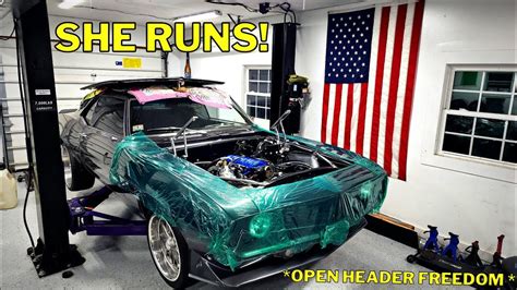 1969 Camaro With Ls3 Swap Is Alive And She Is Rowdy Youtube