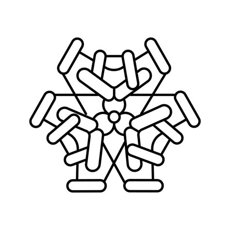 Laboratory Molecular Structure Line Icon Vector Illustration 21143452 Vector Art At Vecteezy