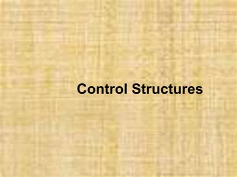 chapter05 control structures pptx