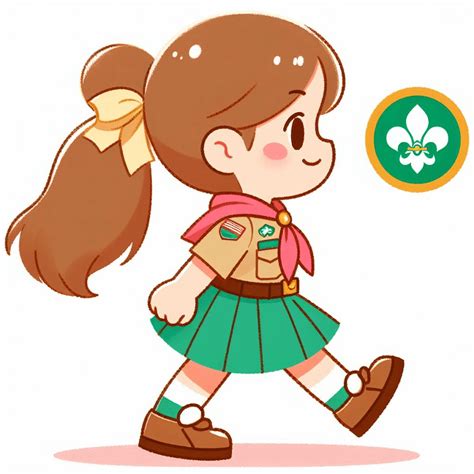 Pretty Girl Scout Clipart Clipartworld