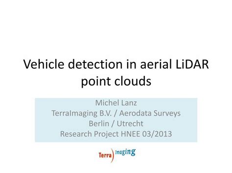 Pdf Vehicle Detection In Aerial Lidar Point Clouds · Börcs Attila And Benedek Csaba A Marked