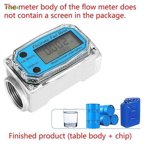 Digital Turbine Flow Meter Body Module Gas Oil Fue Grandado