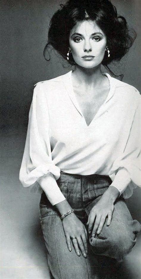 Jacqueline Bissett In Her Own Blue Jeans With Poets Shirt Of White