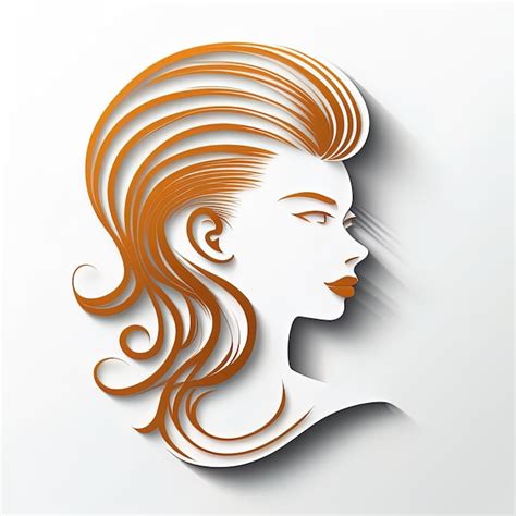 Premium Photo Vector Illustration Of A Woman With Long Hairvector