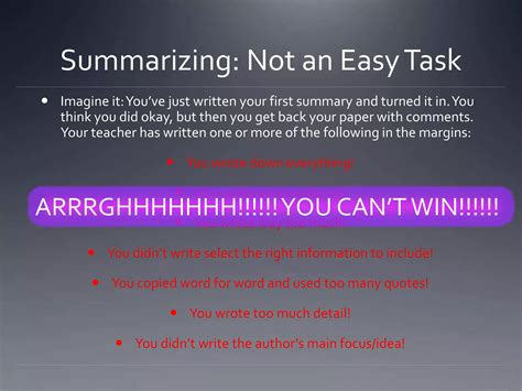 Summarizing Ppt Summarizing Ppt