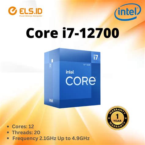 Jual Processor Intel Core I7 12700 Uhd Box Shopee Indonesia