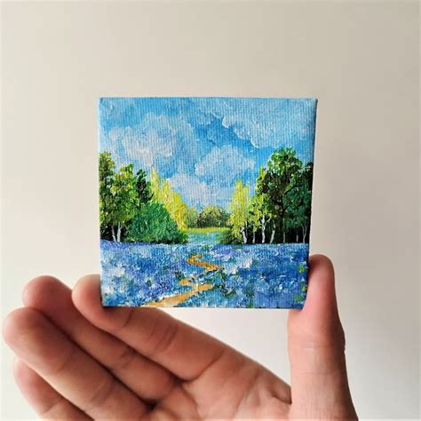 Creative Landscape Mini Canvas Painting Ideas For Art Lovers