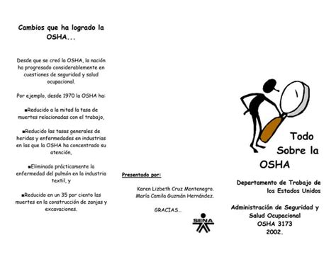 Folleto Ohsa 3173 Ppt