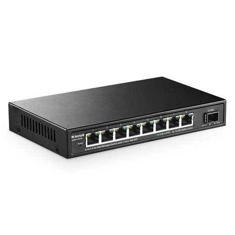 Mokerlink 8 Port 2 5g Managed Ethernet Switch With 10g Sfp 8 X 2 5g Base T Ports Support Lacp