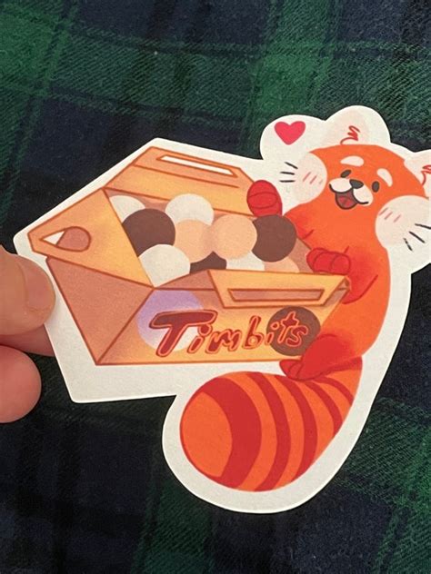 Turning Red Timbits Etsy