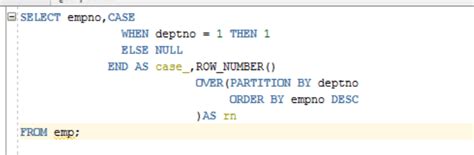 SQL Developer Format SQL Text Format CASE Format Analytic Function Oracle Forums