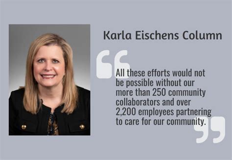 Karla Eischens Column Caring Beyond The Bedside Karla Eischens