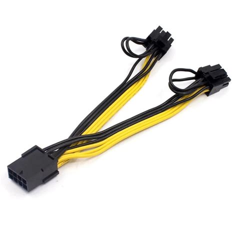 Eps Cpu 8 핀 2 포트 Pcie 8 핀 듀얼 Pci E 6 2 핀 Y 분배기 광부 Gpu 그래픽 카드 전원 공급 장치